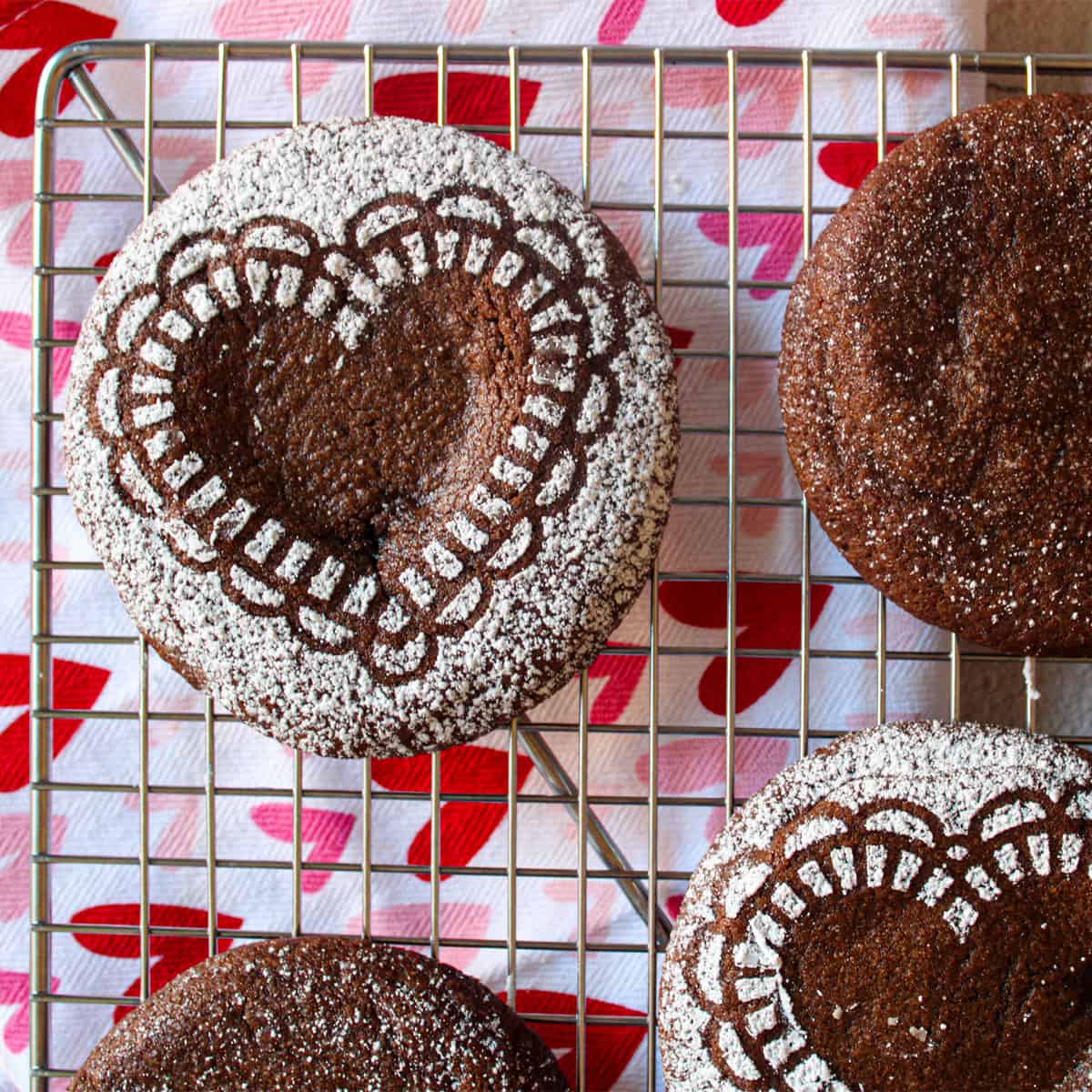 Chocolate Lava Cake Cookies | Crisp and Crumble