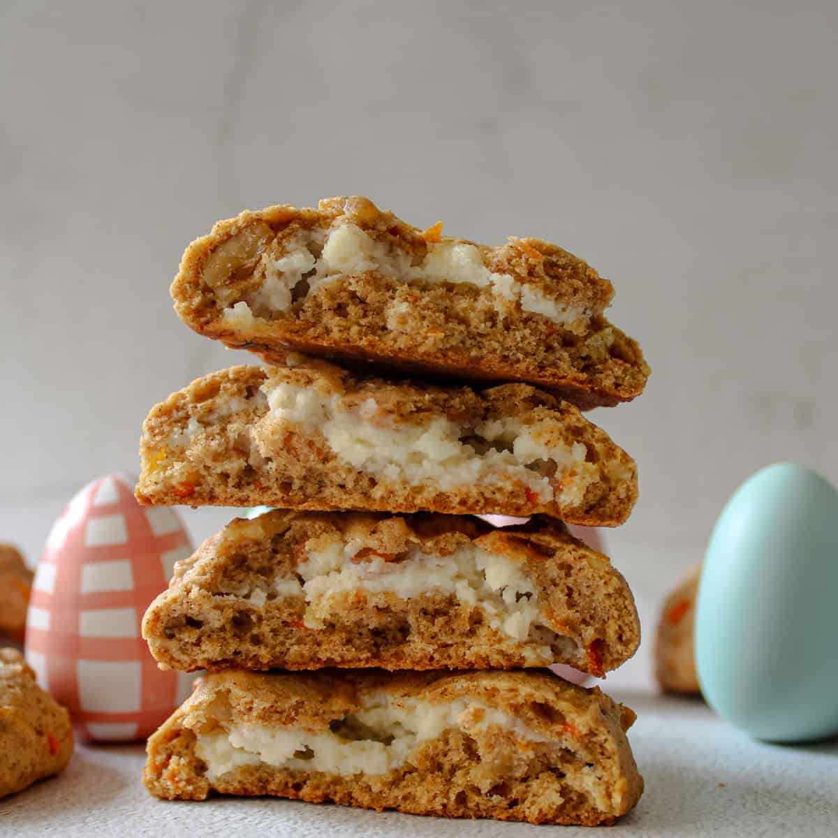 Stuffed Carrot Cake Cookies | Crisp and Crumble