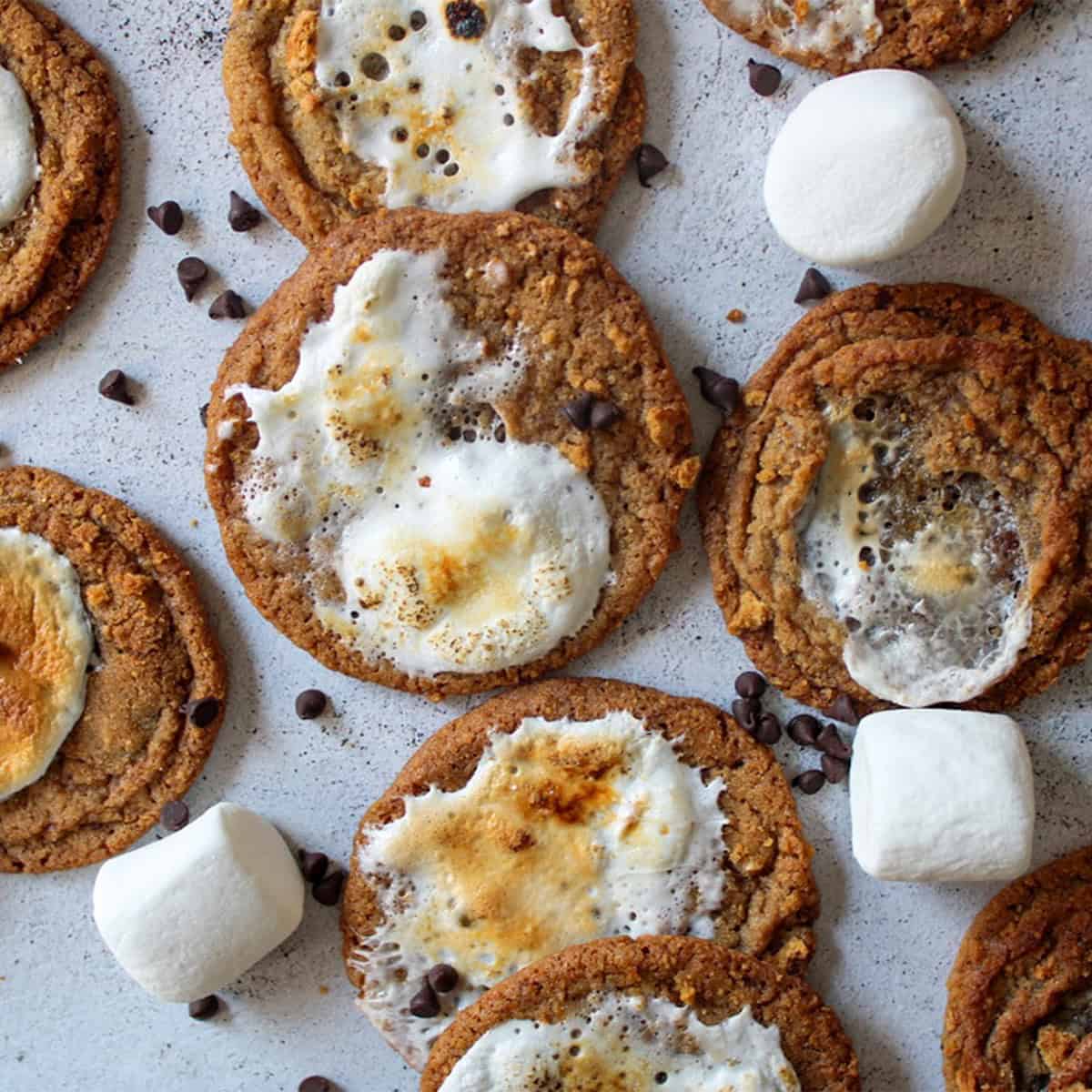 S'mores Cookies | Crisp and Crumble
