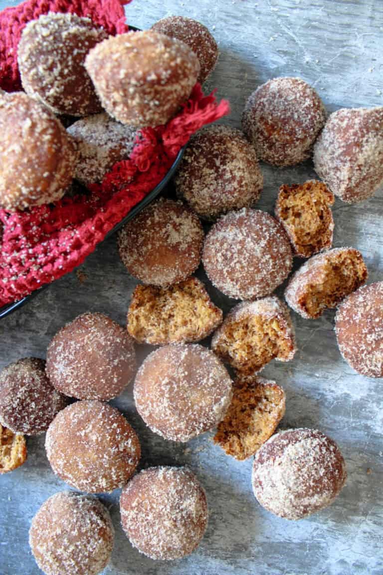 Apple Cider Donut Holes | Crisp and Crumble