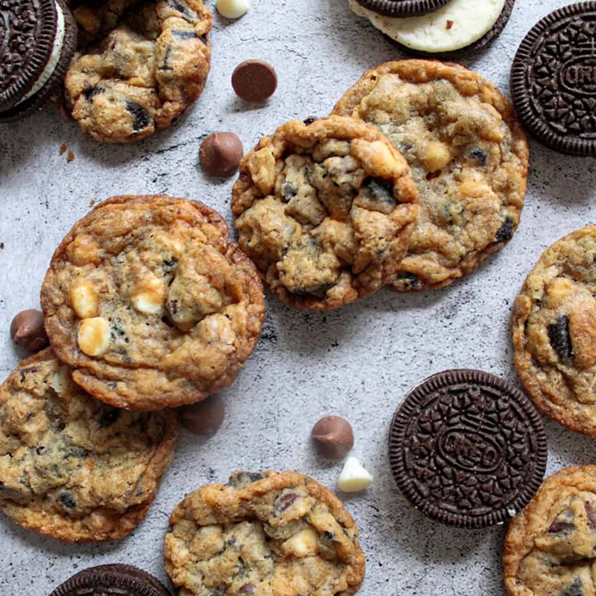 Cookies and Cream Cookies | Crisp and Crumble